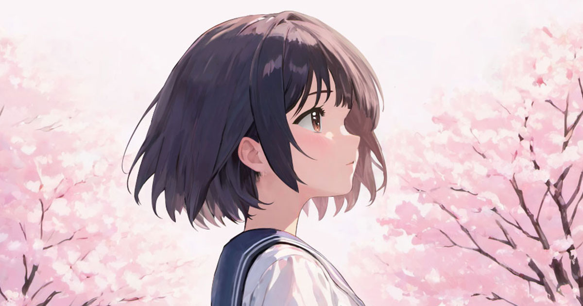 Girl & Sakura Animation | PixiJS x Spine